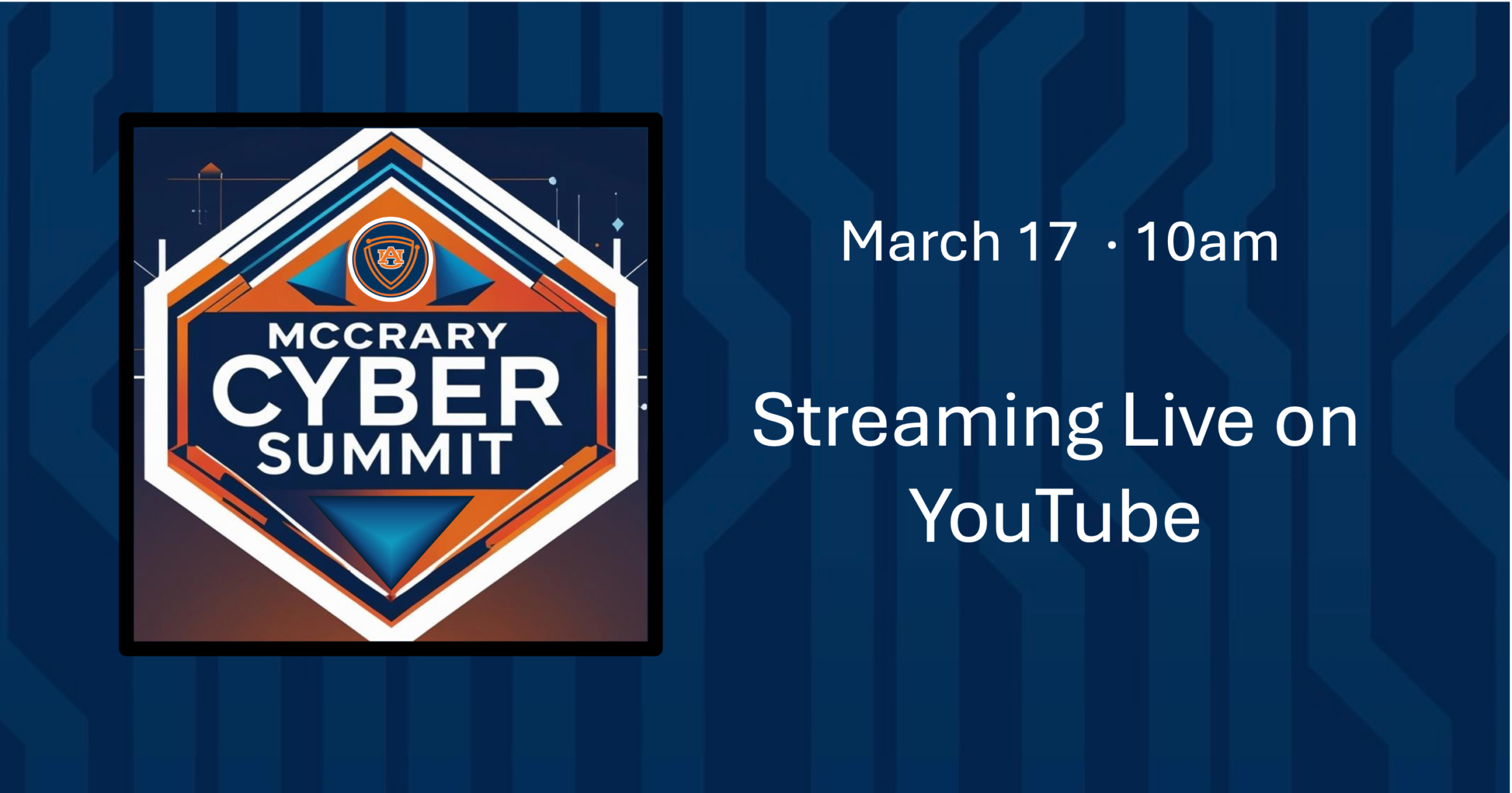 WATCH: McCrary Cyber Summit - McCrary Institute